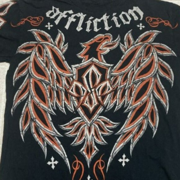 Affliction | Shirts | Affliction Georges Stpierre Rush Graphic Eagle ...